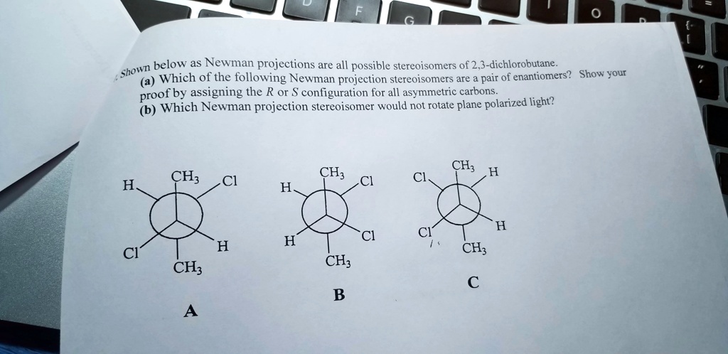 SOLVED: Shown below as Newman projections are all possible ...