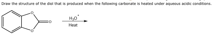 Draw the structure of the diol that is produced when the following ...