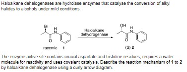 Haloalkane dehalogenases are hydrolase enzymes that catalyse the ...