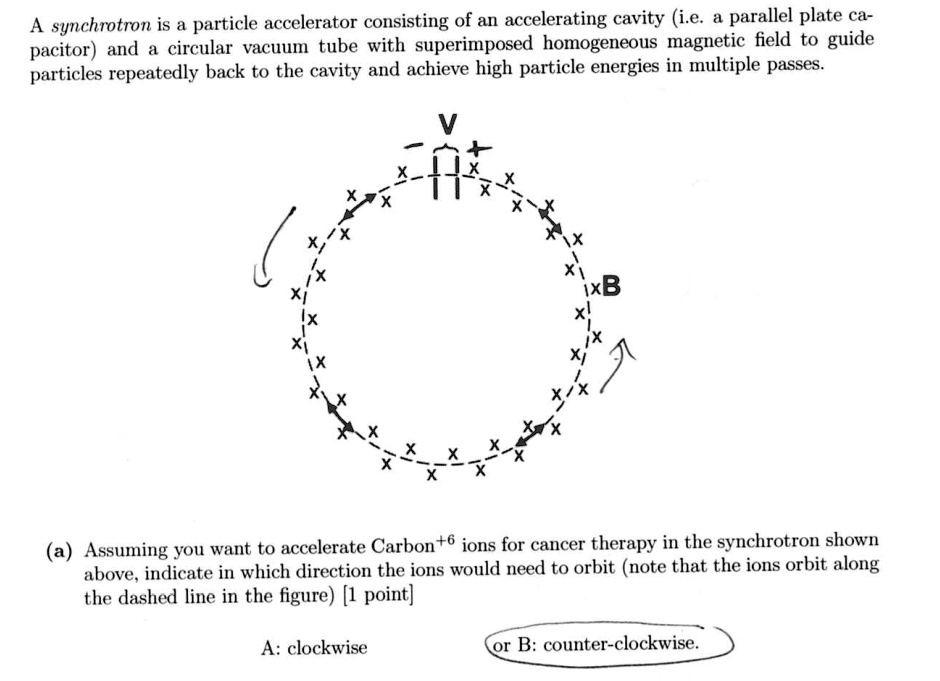 a synchrotron is a particle accelerator consisting of an accelerating ...