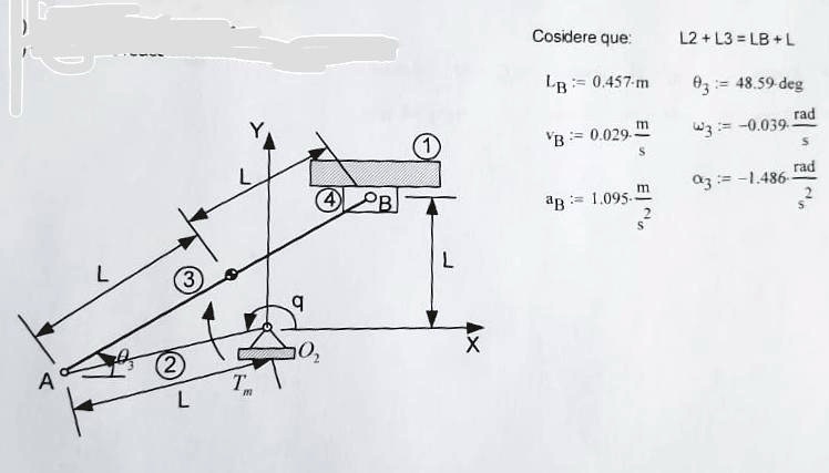 SOLVED: The figure shows the mechanism of opening a garage door. The ...