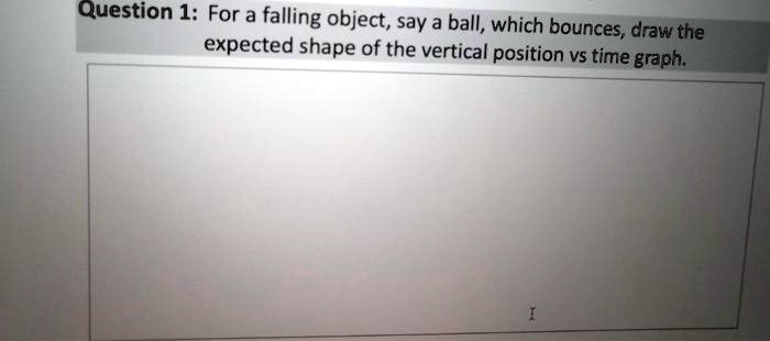 Solved Question 1 For A Falling Object Say A Ball Which Bounces