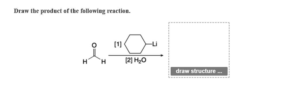 SOLVED: Draw the product of the following reaction: H2 + O2 â†’ H2O ...