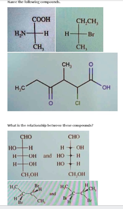 SOLVED: Name the following compounds: COOH CH3CH2Br HN-CH2CH2CH2OH What ...