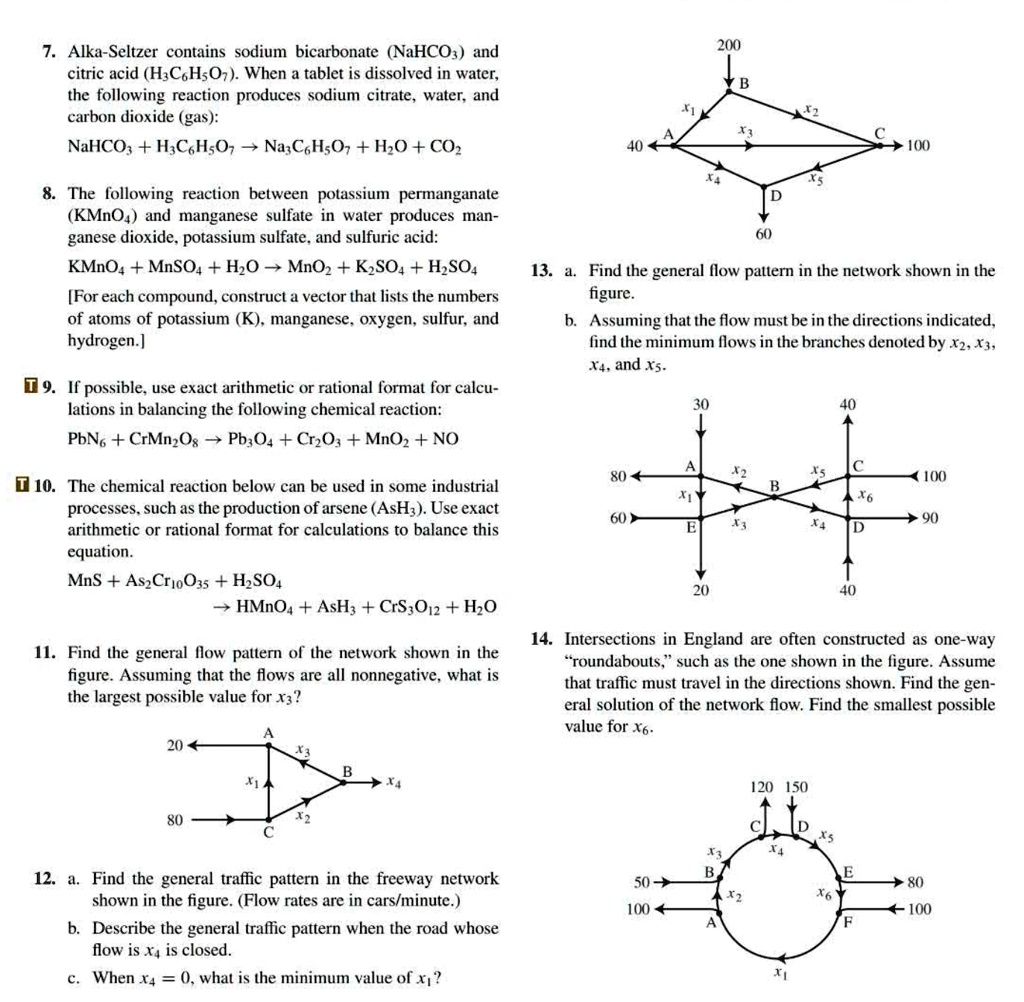 SOLVED: 7. Alka-Seltzer contains sodium bicarbonate NaHCO3 and citric ...