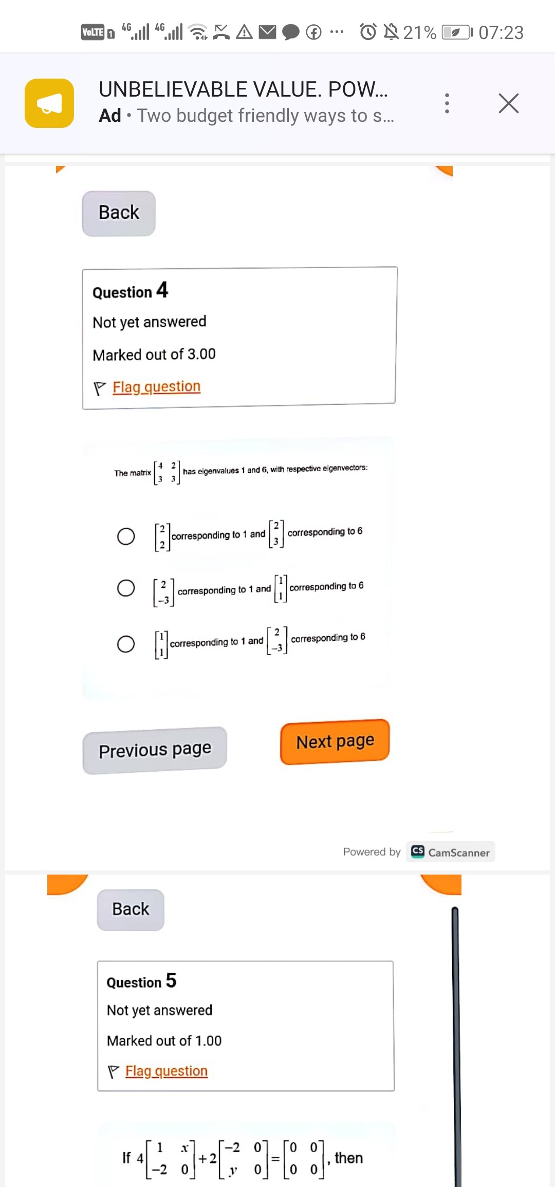 UNBELIEVABLE VALUE. POW... Ad - Two budget friendly ways to...
