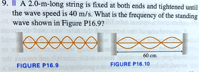 9 il 20 m long string is fixed at both ends and tightened until the ...
