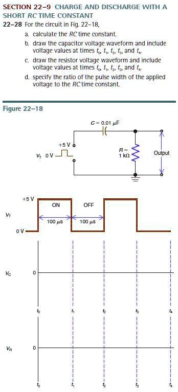 SECTION 22-9 CHARGE AND DISCHARGE WITH A SHORT RC TIME CONSTANT 22-28 ...