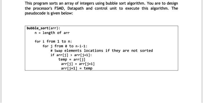 i need fsm diagram datapath diagram control unit diagram this program ...