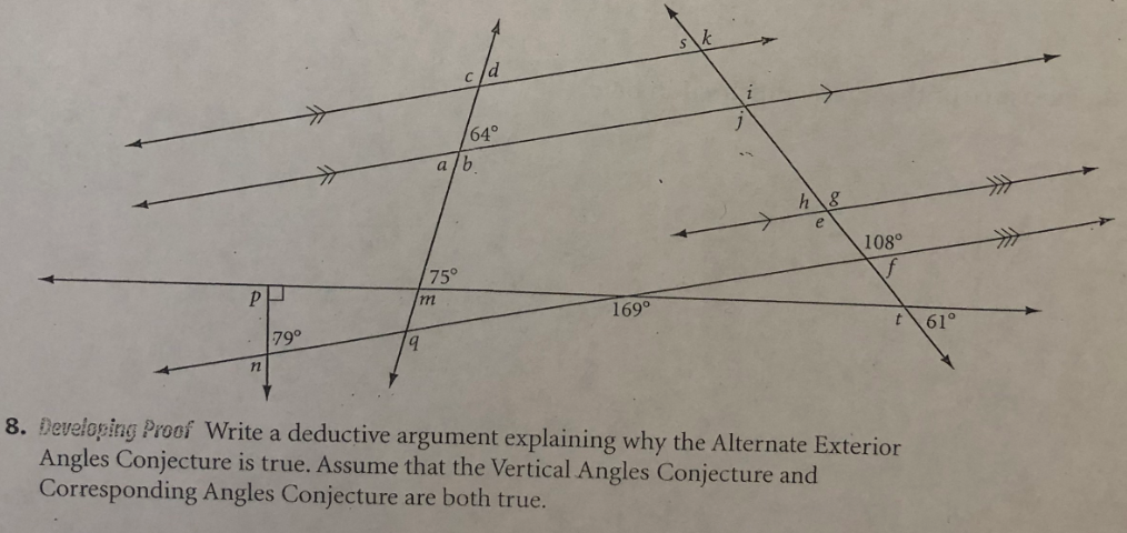 SOLVED: 8. Develosing Proof Write a deductive argument explaining why ...