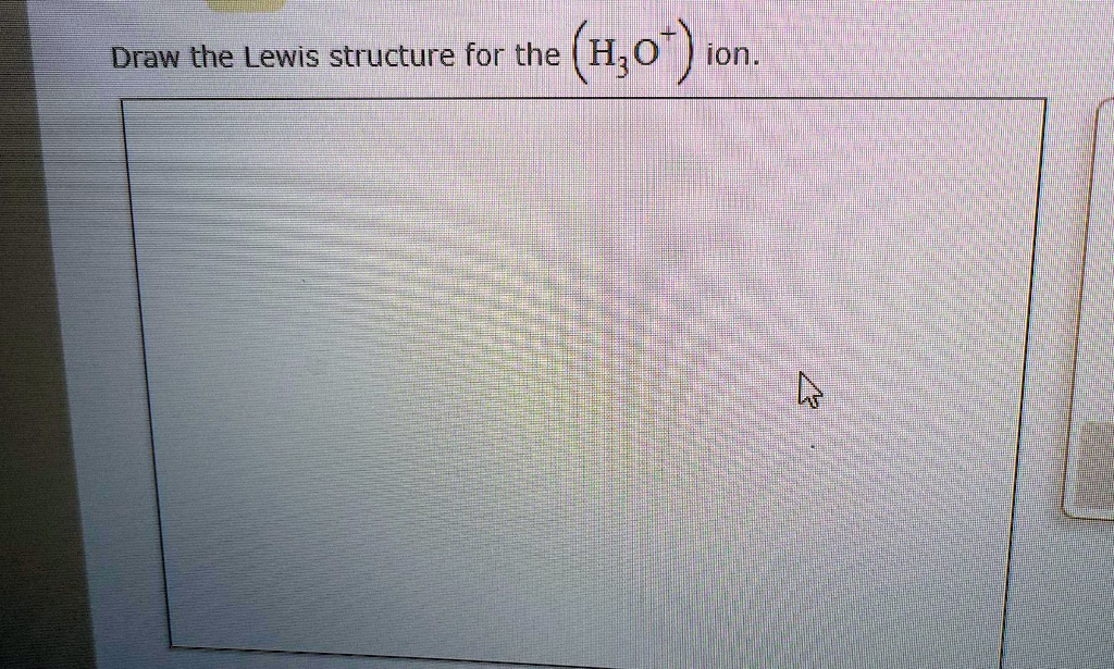 SOLVED: Draw the Lewis structure for the H2O molecule.