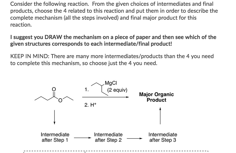 SOLVED: Consider the following reaction. From the given choices of ...