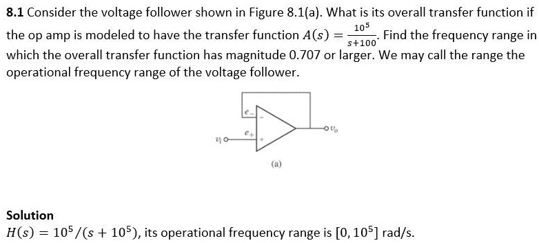 SOLVED: Please show steps. expected solution provided. 8.1 Consider the ...