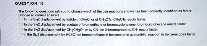 SOLVED: QUESTION The following questions ask you choose which of the ...