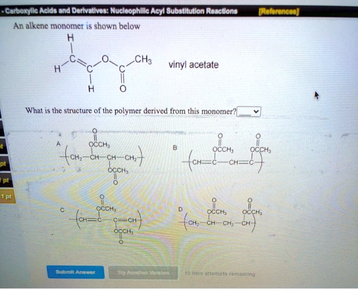 SOLVED: Carbonic Acid and Derivatives: Nucleophilic Acyl Substitution ...