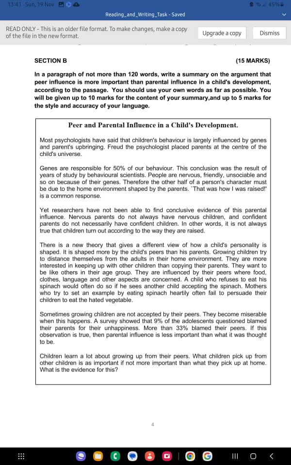 ReadingandWritingTask - Saved READ ONLY - This is an older file format ...