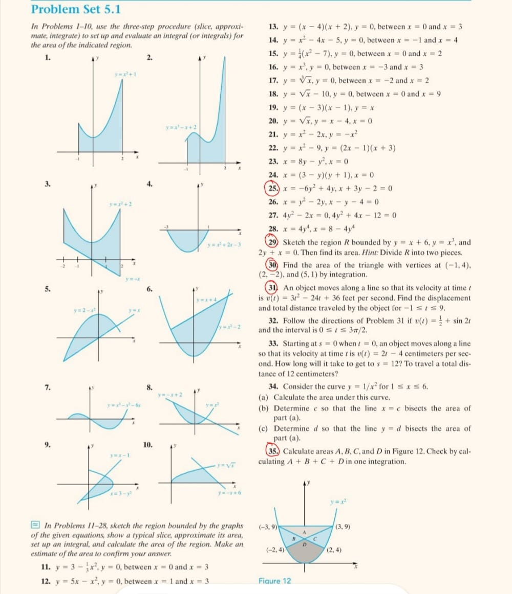 Solved Problem Set 5 1 In Problems 1 10 Use The Three Step Procedure Slice Approximate