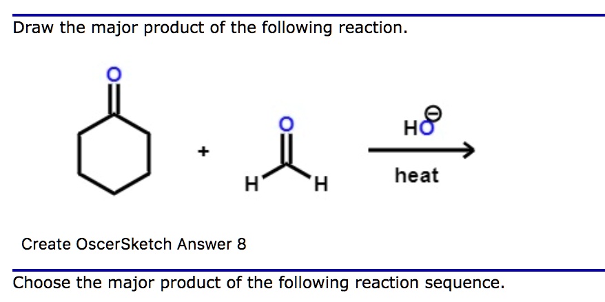 SOLVED: Draw the major product of the following reaction: H2O H A heat ...