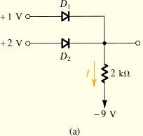 SOLVED: For the circuits shown in Fig. P4.3, using the constant-voltage ...