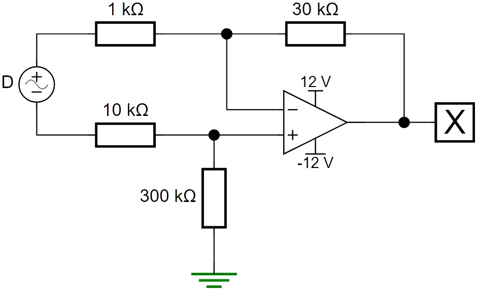 SOLVED: Consider this amplifier being driven by a differential input ...