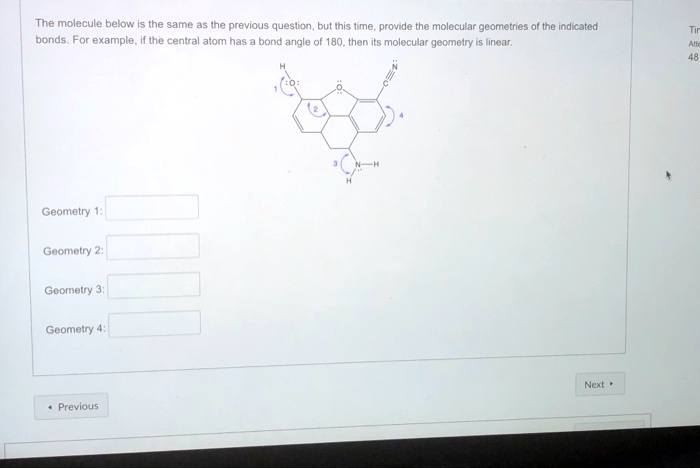 SOLVED:The molecule below the same as Ihe previous queslian, but ihis ... SOLVED:The molecule below the same as Ihe previous queslian, but ihis ...