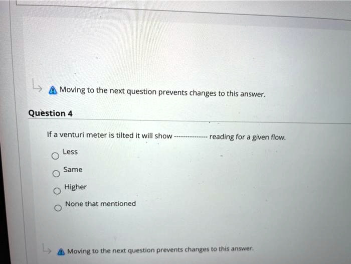 SOLVED: Moving to the next question prevents changes to this answer ...