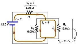 in the figure these three resistors are connected to a voltage source ...