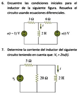 SOLVED: - Find the initial conditions of the inductance of the ...