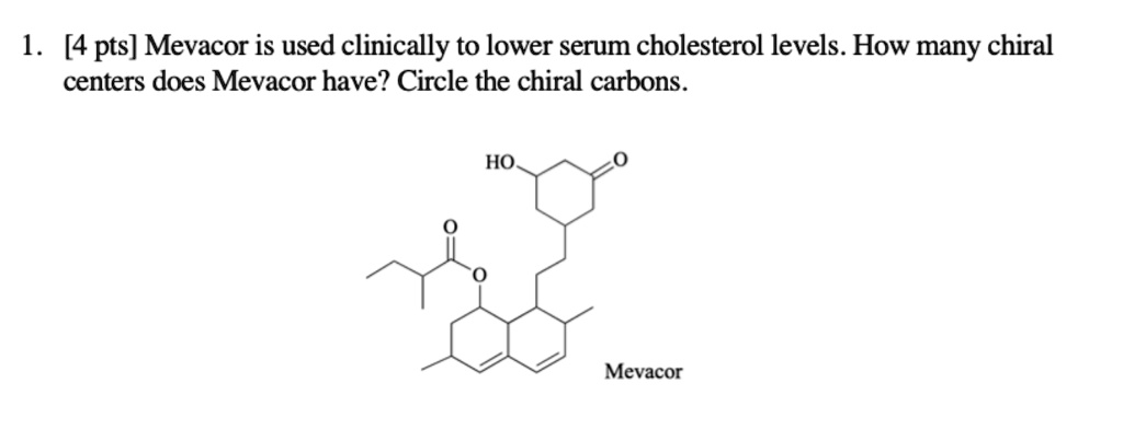[GET ANSWER] 13 4 pts mevacor is used clinically to lower serum ...