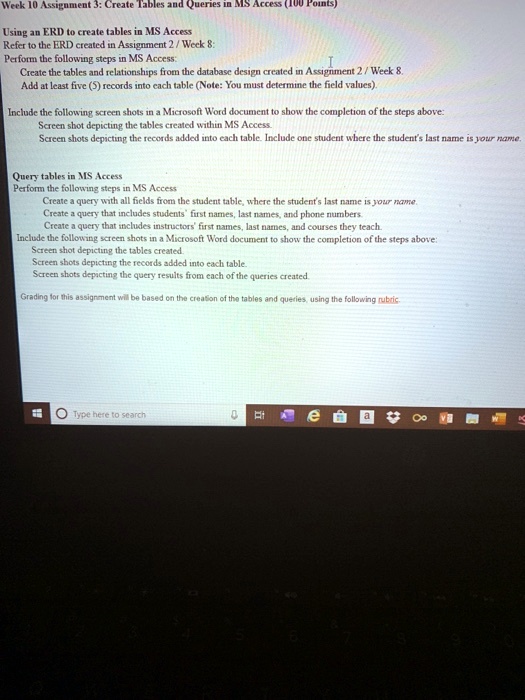SOLVED: Text: Neekl0AssignmentS: Create labels and Queries in MS Access ...