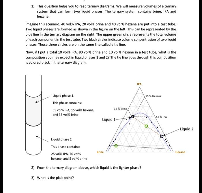 1 this question helps you to read ternary diagramswe will measure ...