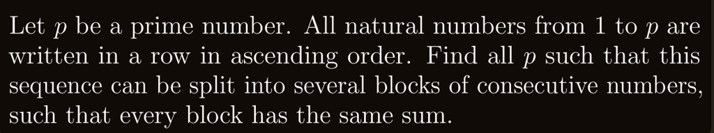 SOLVED: Let p be a prime number. All natural numbers from 1 to p are ...