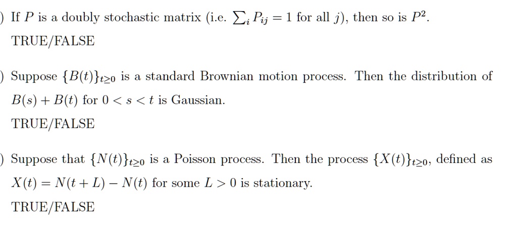 SOLVED: Probability Theory - (Please don’t use chatgpt for this, it is ...