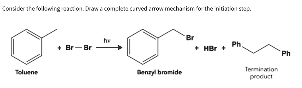 SOLVED:Consider the following reaction: Draw a complete curved arrow ...