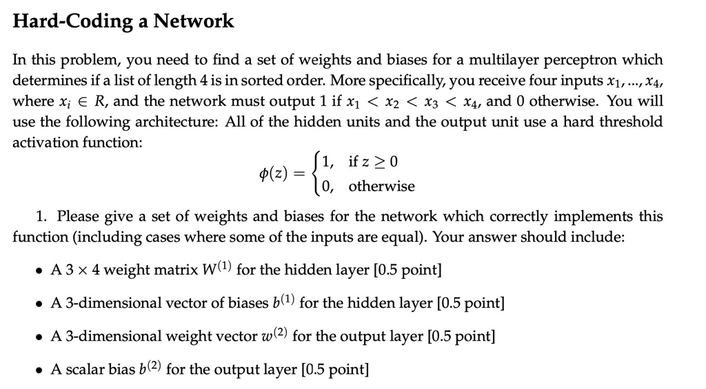 Solved Solve Using Python Hard Coding A Network In This Problem You Need To Find A Set Of