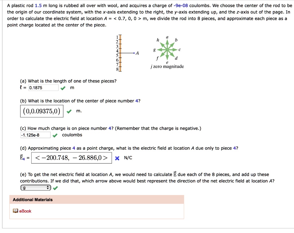 When A Plastic Rod Is Rubbed With A Wool Cloth The Wool Acquires A ...