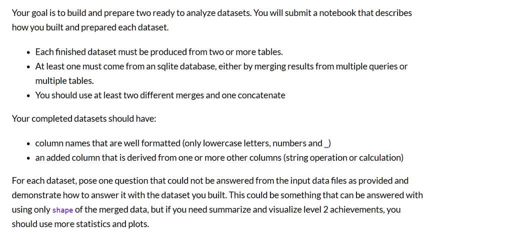 Solved In Python Please Use The Jupyter Notebook You Can Import Pandas And Sqlite3 Your Goal