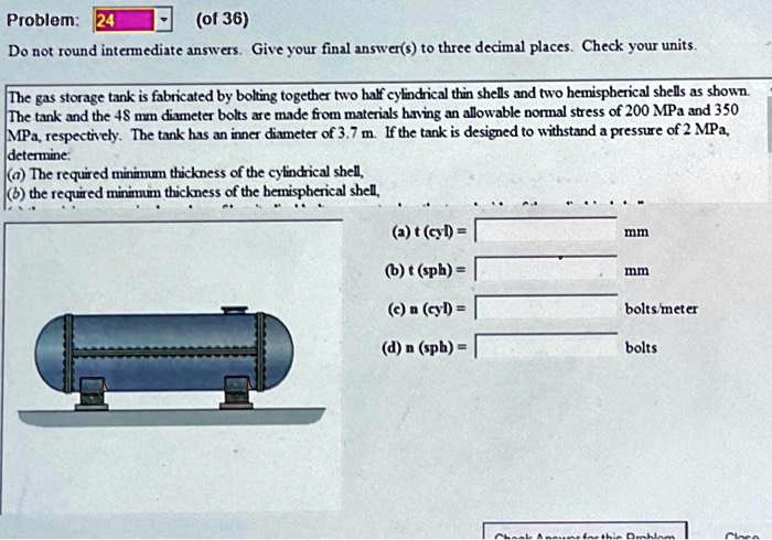 SOLVED: Problem: 24 of 36 Do not round intermediate answers. Give your ...
