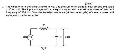 SOLVED: R = 22 ohm (3+4)