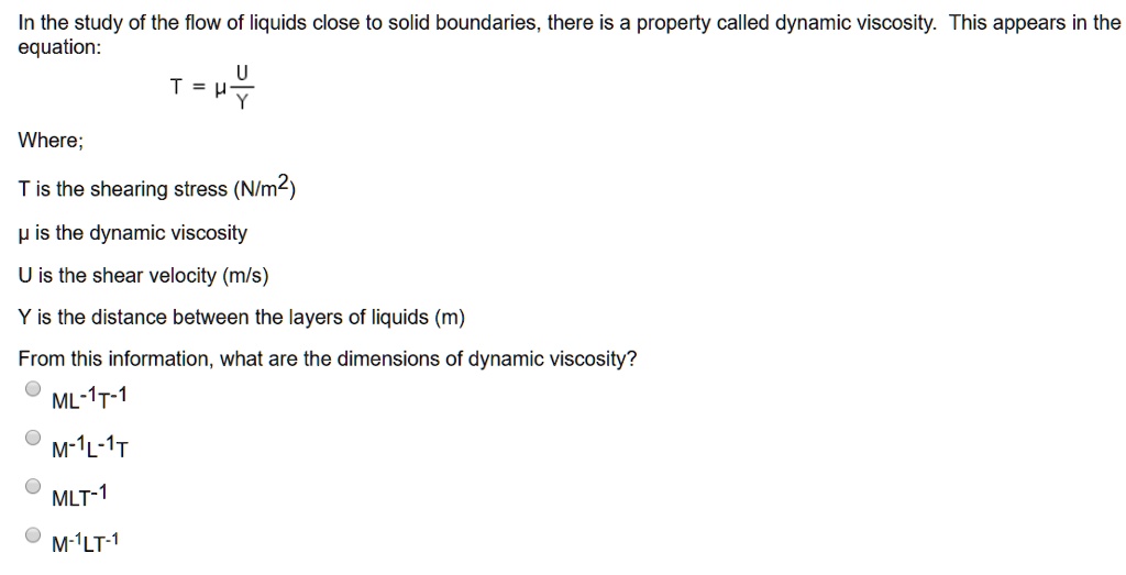 in the study of the flow of liquids close to solid boundaries there is ...