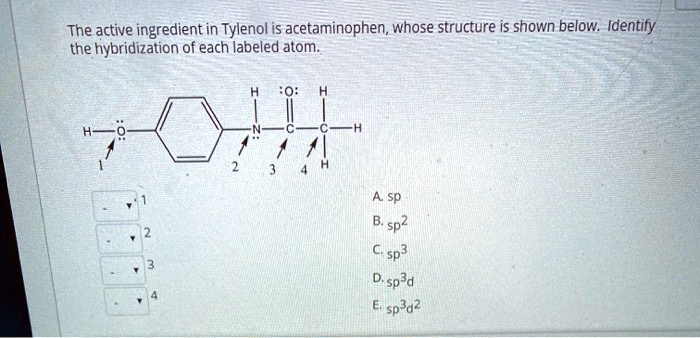 The active ingredient in tylenol is acetaminophen whose...
