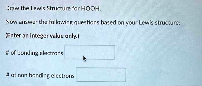 SOLVED: Draw the Lewis Structure for HOOH Now answer the following ...