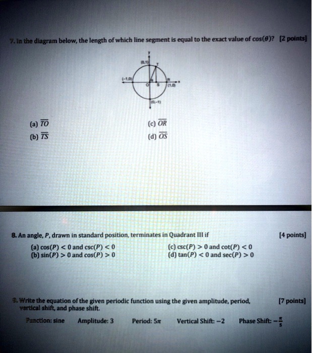 SOLVED: In the diagram below, the length of which line segment is equal ...