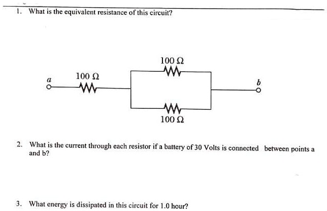 SOLVED: What is the equivalent resistance of this circuit? 1002 Î© 1002 ...