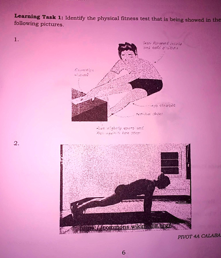 SOLVED: Learning Task 1: Identify the physical fitness test that is ... SOLVED: Learning Task 1: Identify the physical fitness test that is ...