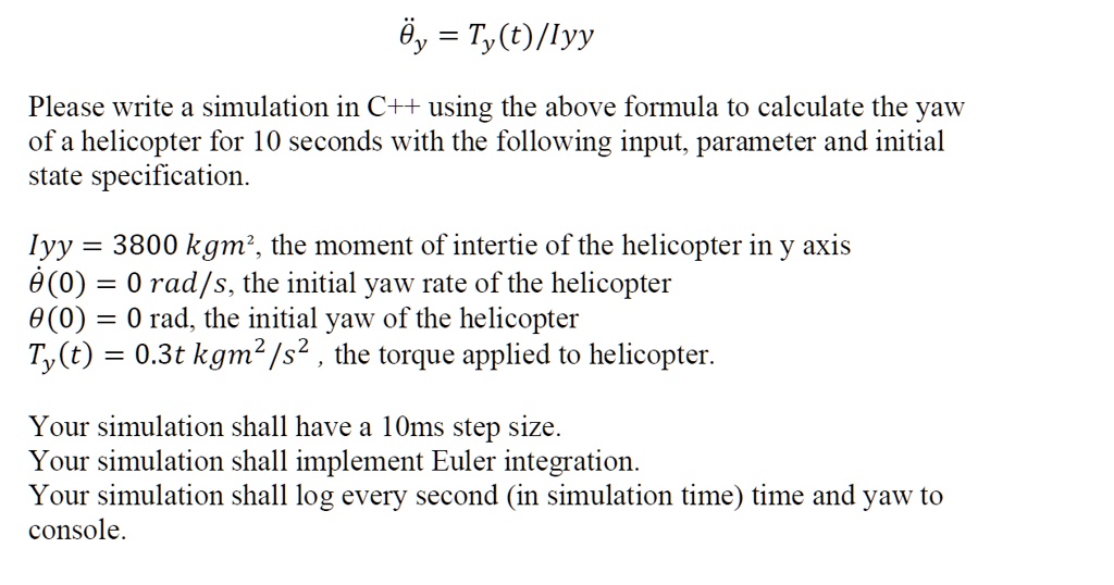 SOLVED: Consider a simple control problem that admits such a reduction ...