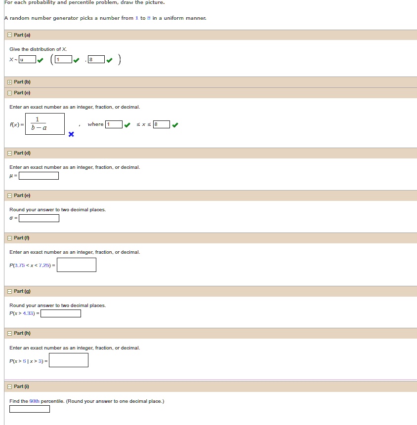 a random number generator picks a number from 1 to in a uniform manner ...