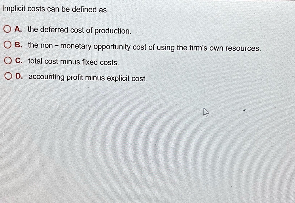 Implicitly Definition