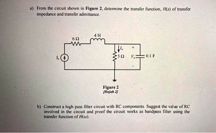 SOLVED: I NEED FAST From the circuit shown in Figure 2, determine the ...