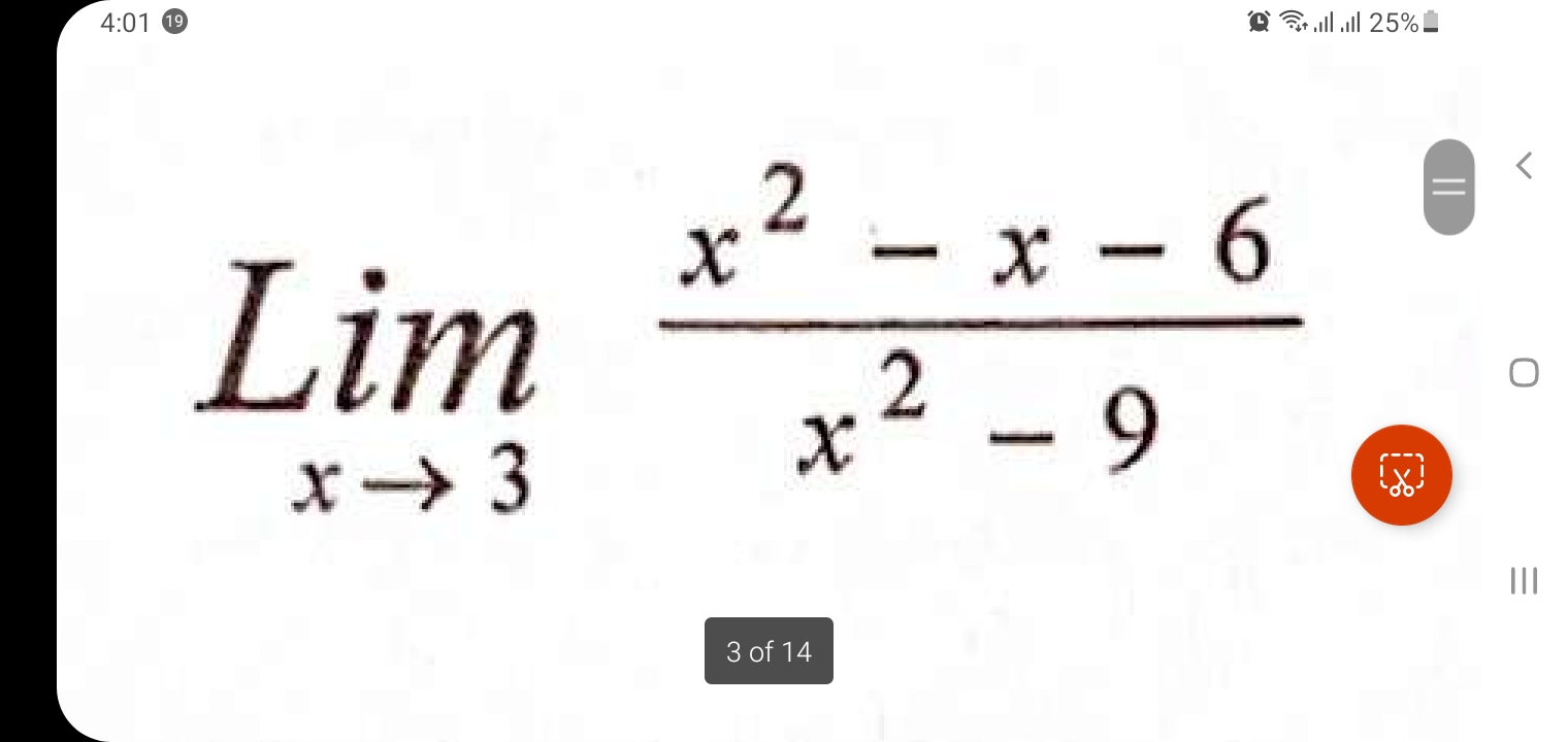 SOLVED Limx 3 x 2 x 6 x 2 9 
